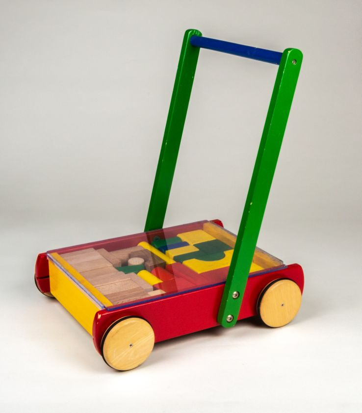 BE104 LOOPWAGEN MET BLOKKEN | De Piepbal